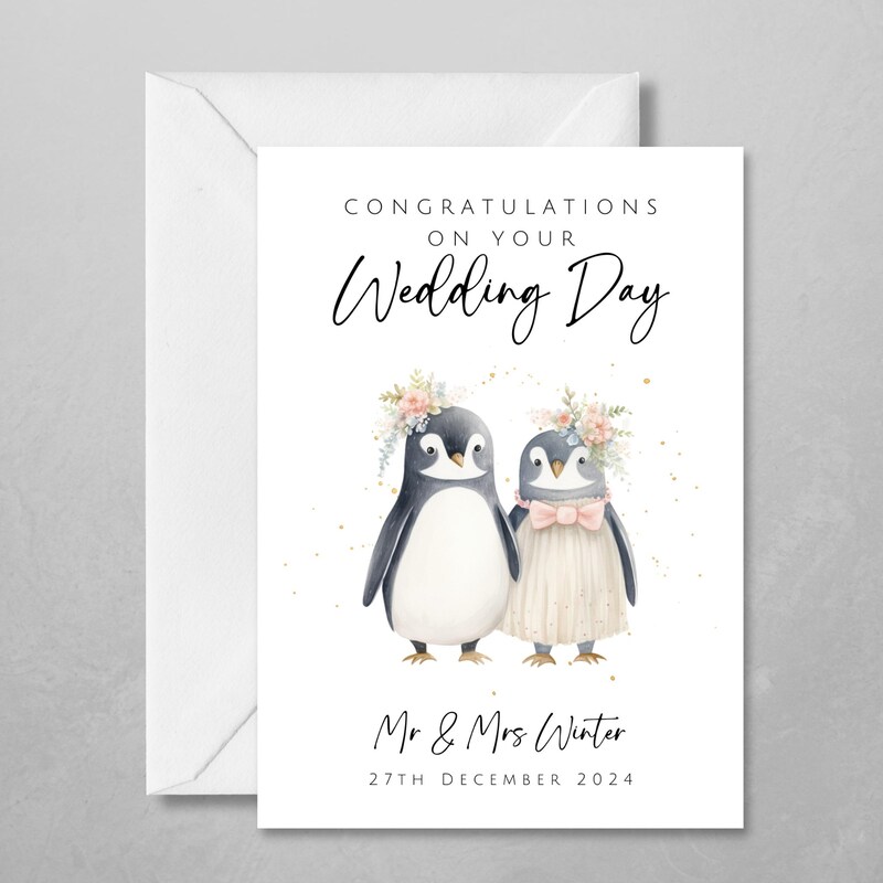 Penguin Wedding - Etsy