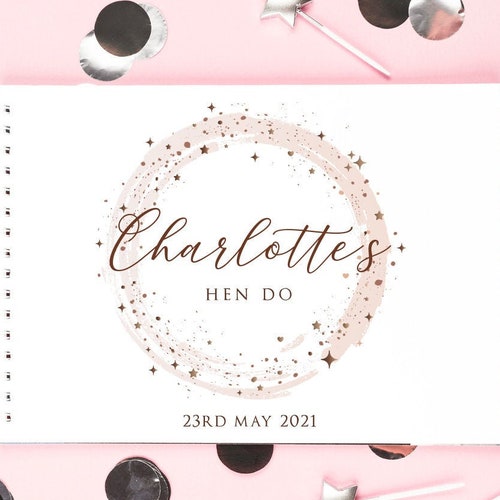 Rose Gold Hen Party Favours. Personalised Hen Do Favour | Etsy UK