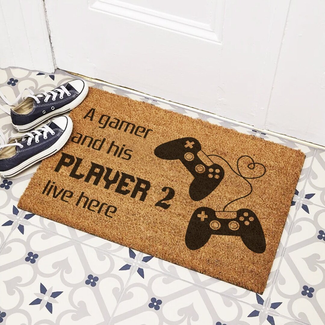 Personalised Gamer Man Cave Doormat PS4 Xbox Nintendo - Etsy UK