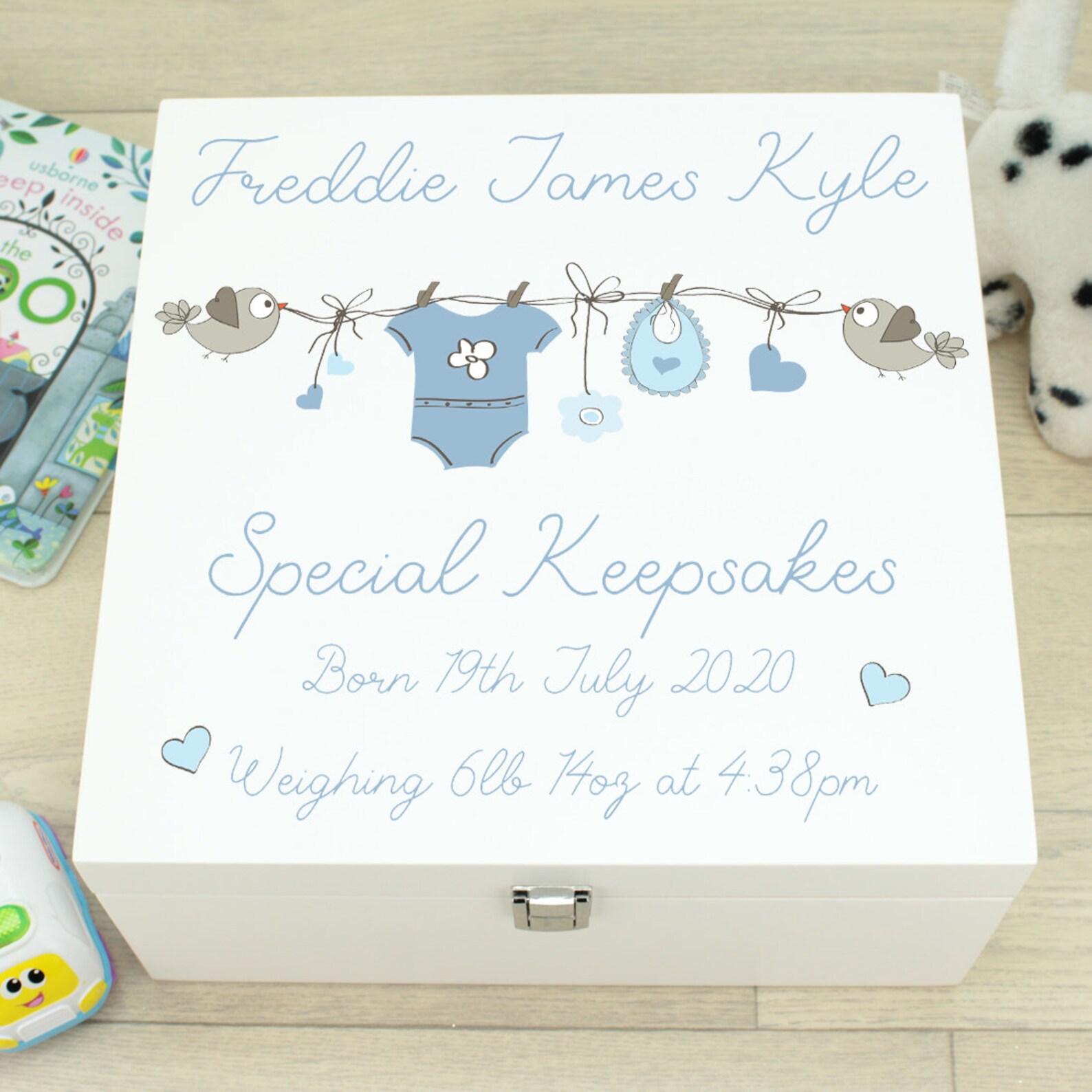 Personalised Babygrow Bunting New Baby Wooden Memory Keepsake - Etsy UK