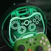 Personalised Neon Green Controller and Headset Gaming Station With ...