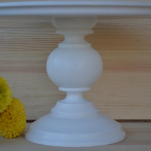 White Stand of All Sizes,cake Stand Wedding,wooden Cake Stand,wedding ...
