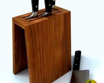 Wood Knife Rack - Etsy