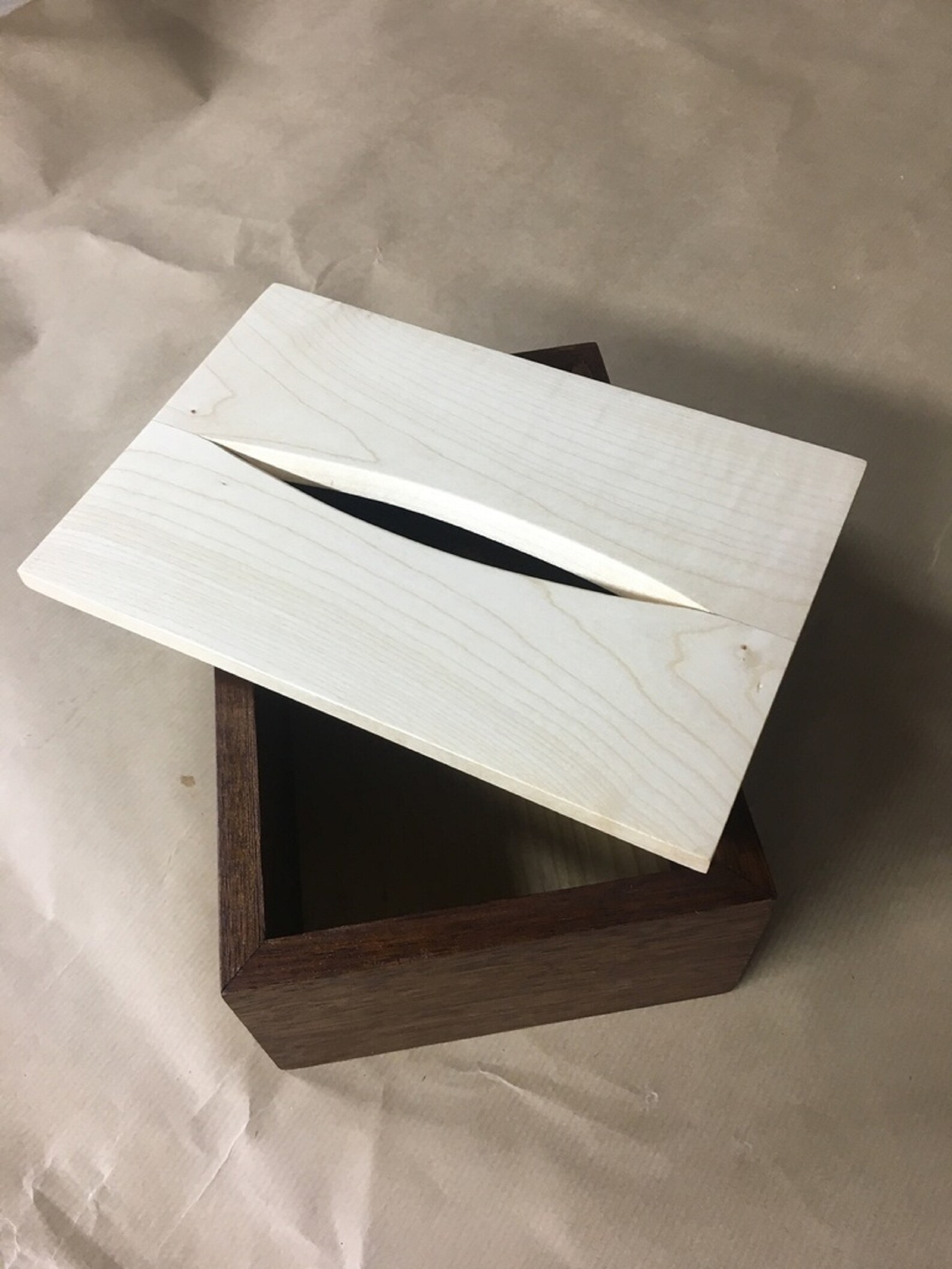 Wooden napkin holder Lunch Napkins Box Rustic oak napkins | Etsy