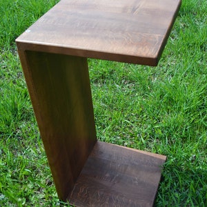 Wooden Sofa Side Table Chair Arm Rest Table Rustic Stylish - Etsy UK