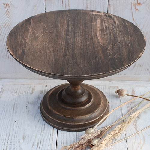 Rustic Wooden Cake Stand Wedding Cake Stand - Etsy