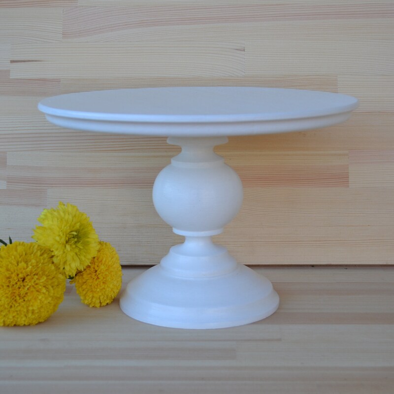 Wood Cake Stand - Etsy