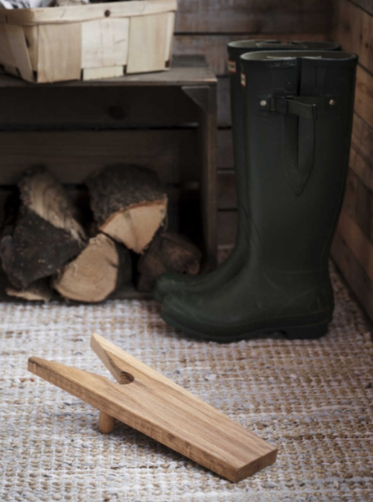 Oak Boot Jack Traditional Oak Boot Jack English Oak boot | Etsy