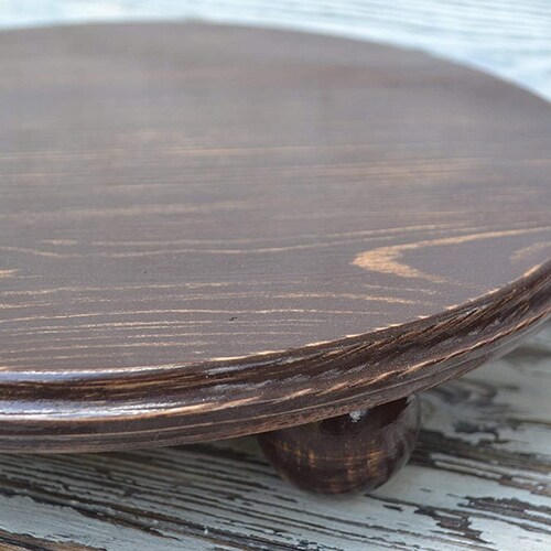 Rustic Wooden Cake Stand Wedding Cake Stand - Etsy