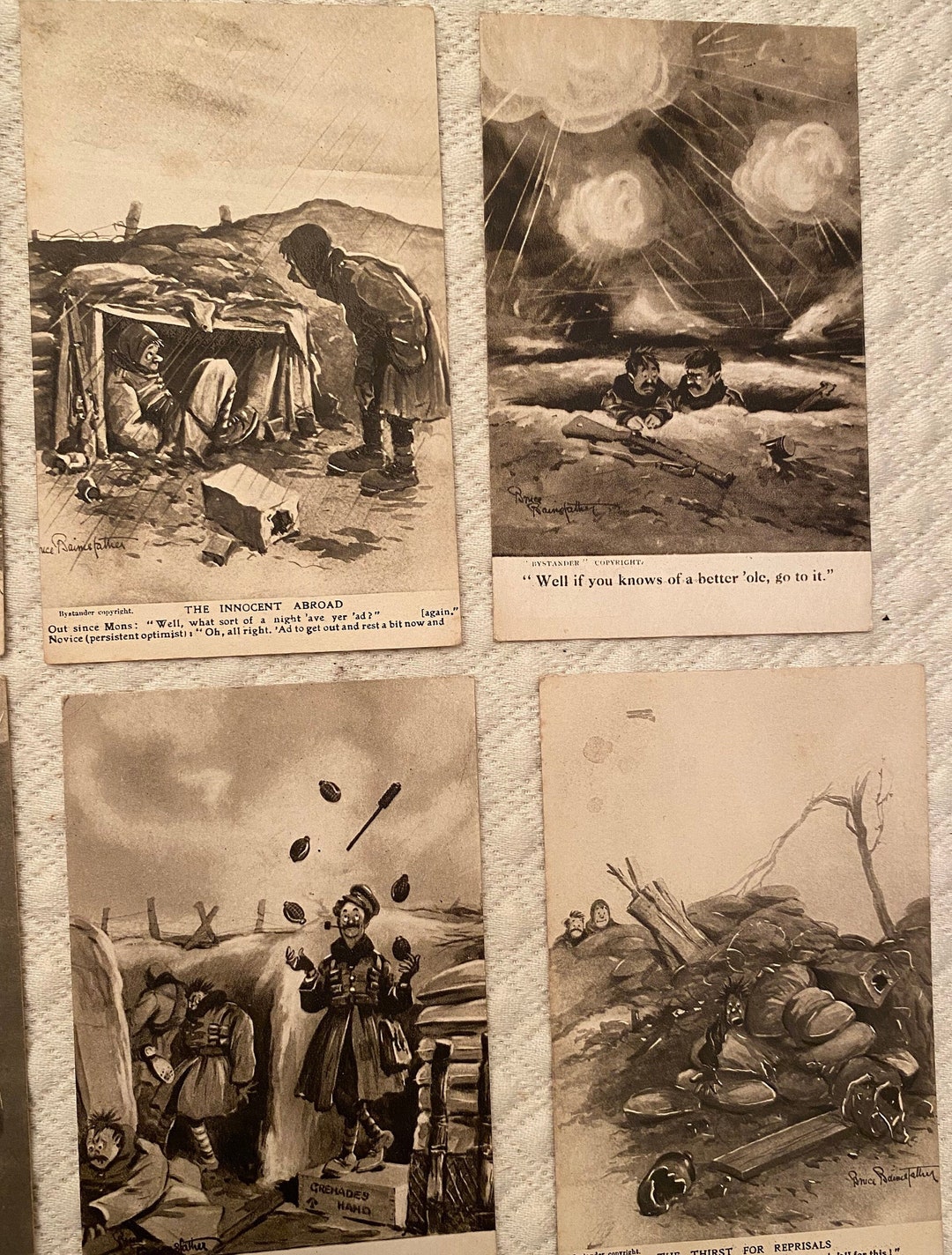 6, Bystander's, Fragment's From France, Postcards. War Memorabilia ...