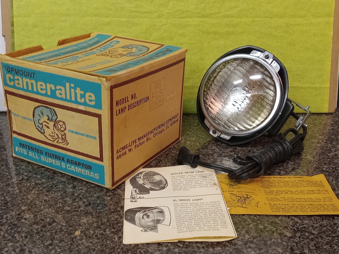 Acme-lite Top Mount Cameralite - Sealed Beam Lamp - Model #96 - (NBPE ...