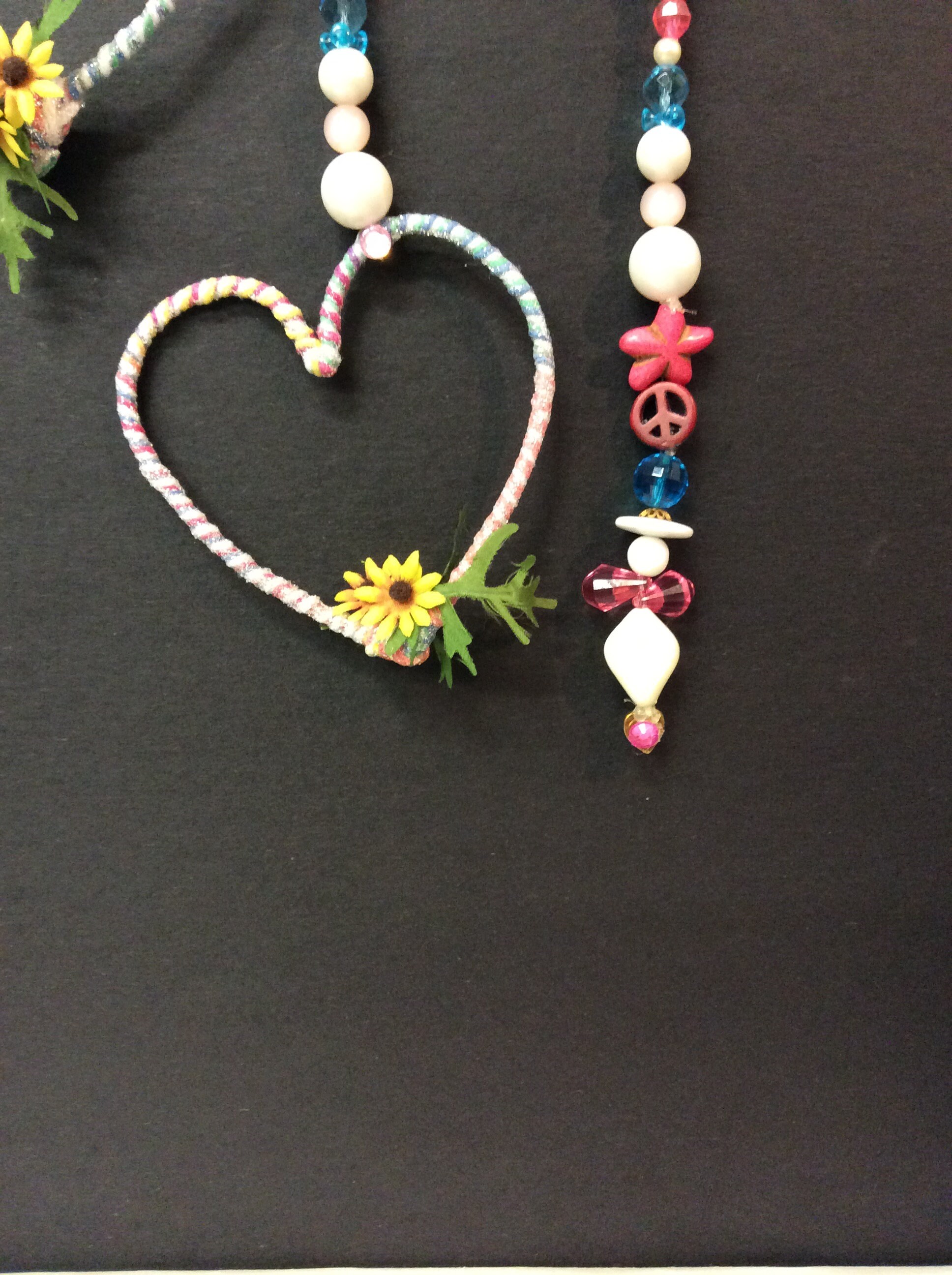 Handmade Hanging Hearts - Wall - Ceiling - Inside - Outside - New ...