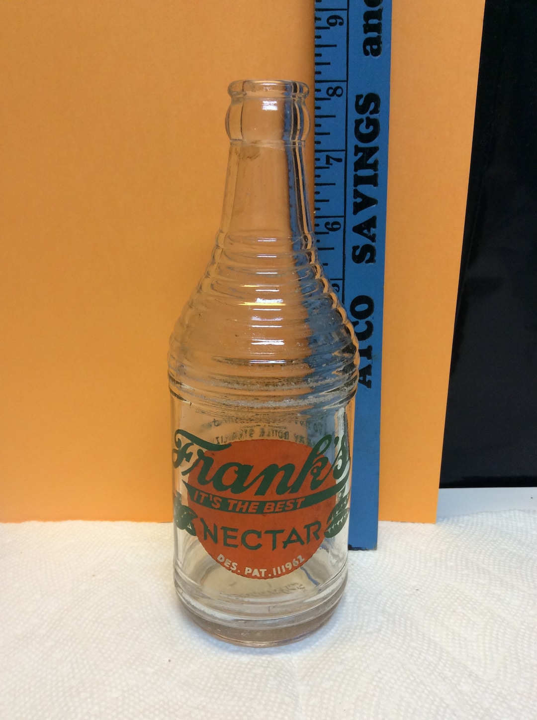 Rare Vintage Franks - Original - Nectar - 12 Oz. Soda Bottle - 1949 ...