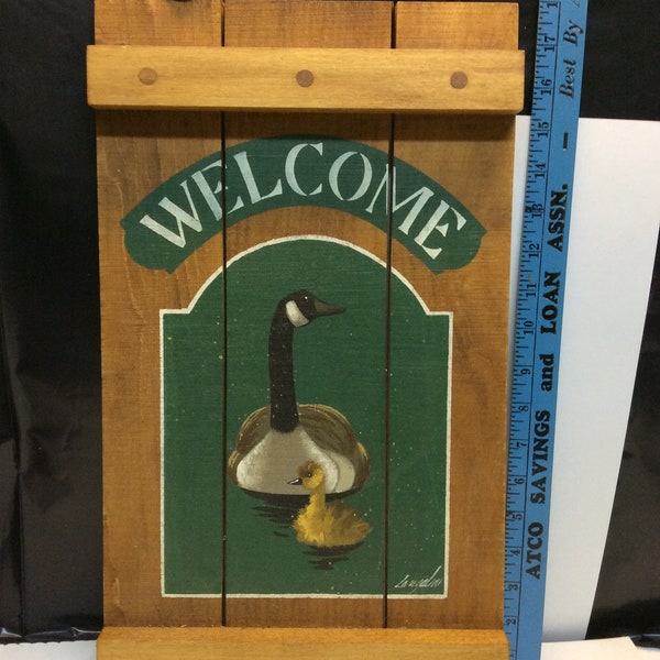 Wooden Goose Wall Plaque - Etsy