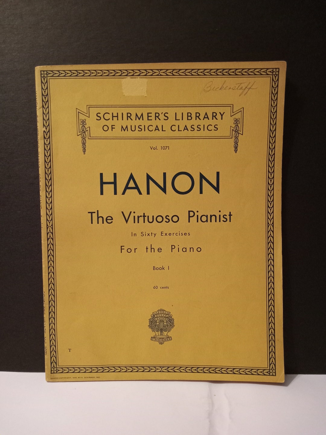 1939 Hanon - the Virtuoso Pianist - Book 1 - Vol. 1071 - (NBPE#2327E ...