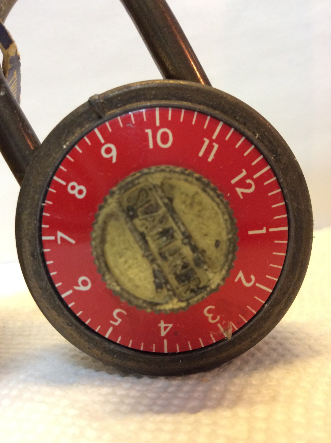 Vintage Slaymaker Combination Padlock - Red - Works - (NBPE#671) - Etsy