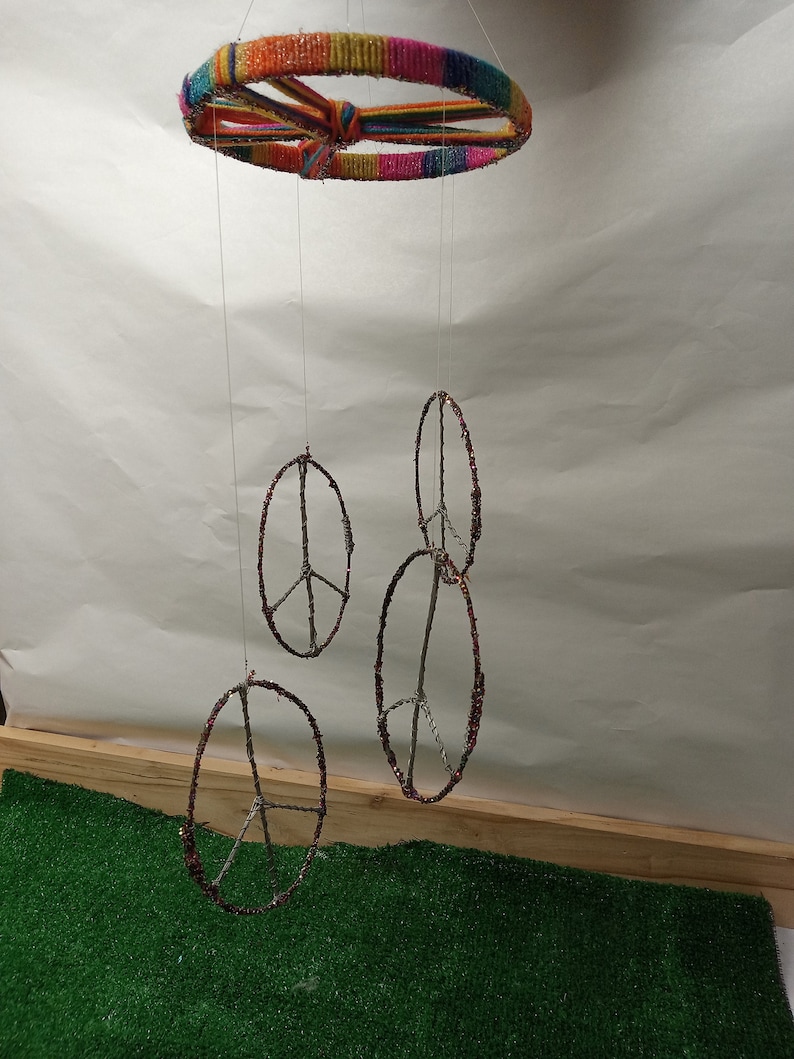 Hand Made Home Made Peace Mobile NBPE1905E - Etsy