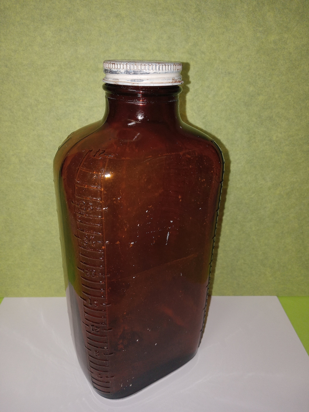 Vintage Brown Glass Rectangle Bottle - (NBPE#2071) - Etsy