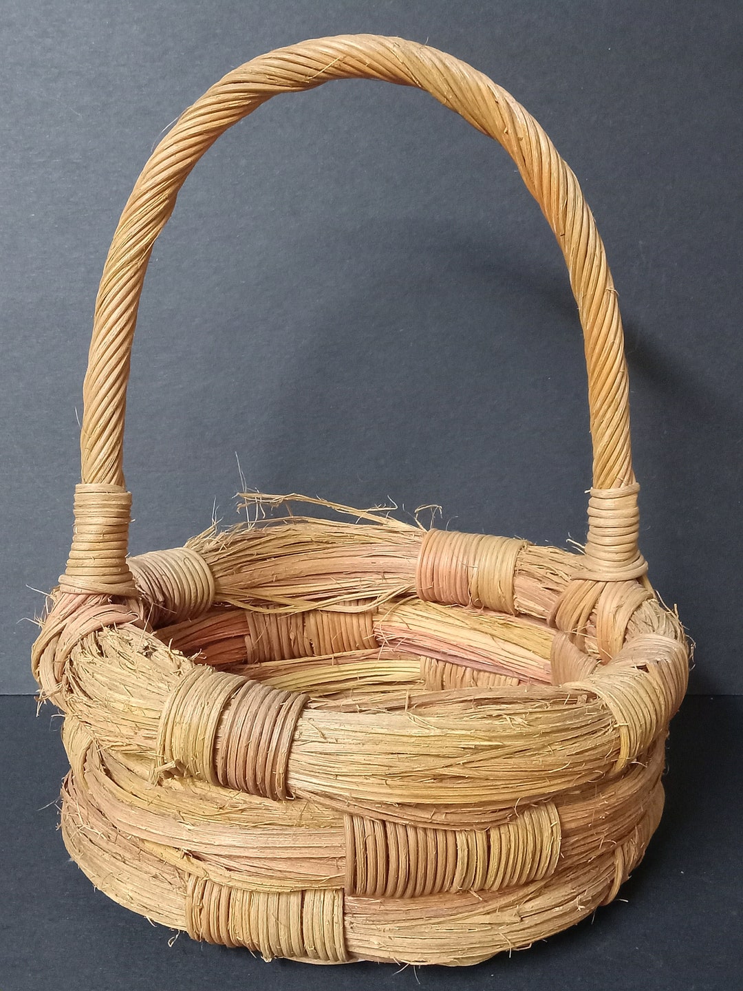 Vintage Hand Made Egg Basket - (NBPE#2234) - Etsy