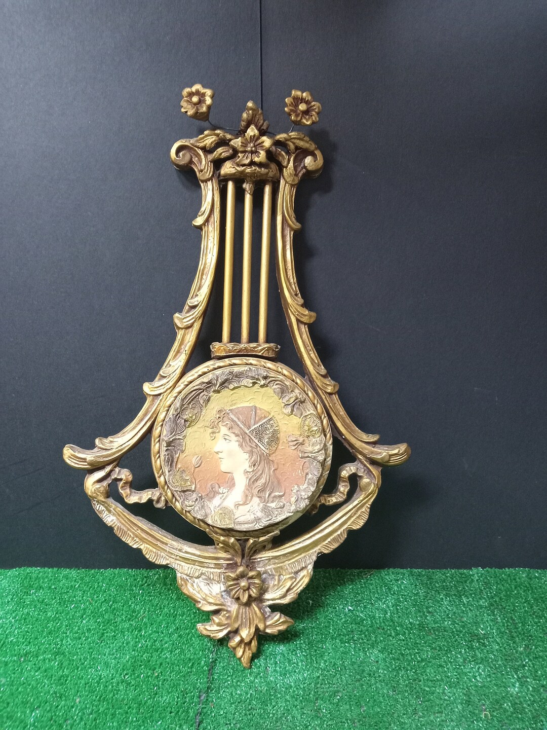 Vintage Victorian Wall Decor - Gold - (NBPE#2449) - Etsy