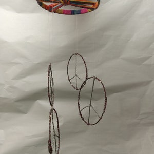 Hand Made - Home Made - Peace Mobile - (NBPE#1905E) - Etsy