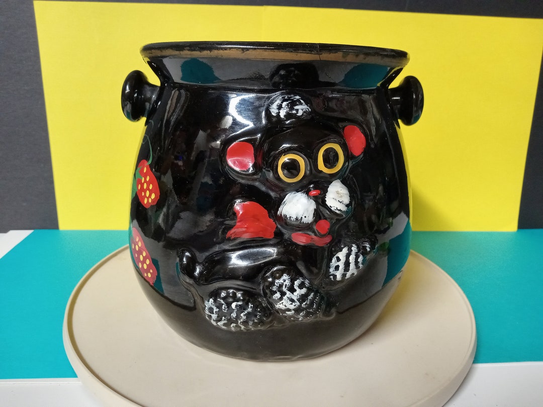 Rare - as is - Vintage Cookie Jar - Missing Parts & Flawed - (NBPE#2097 ...