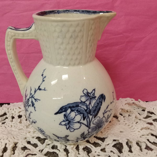 Flow Blue Pitcher - Etsy