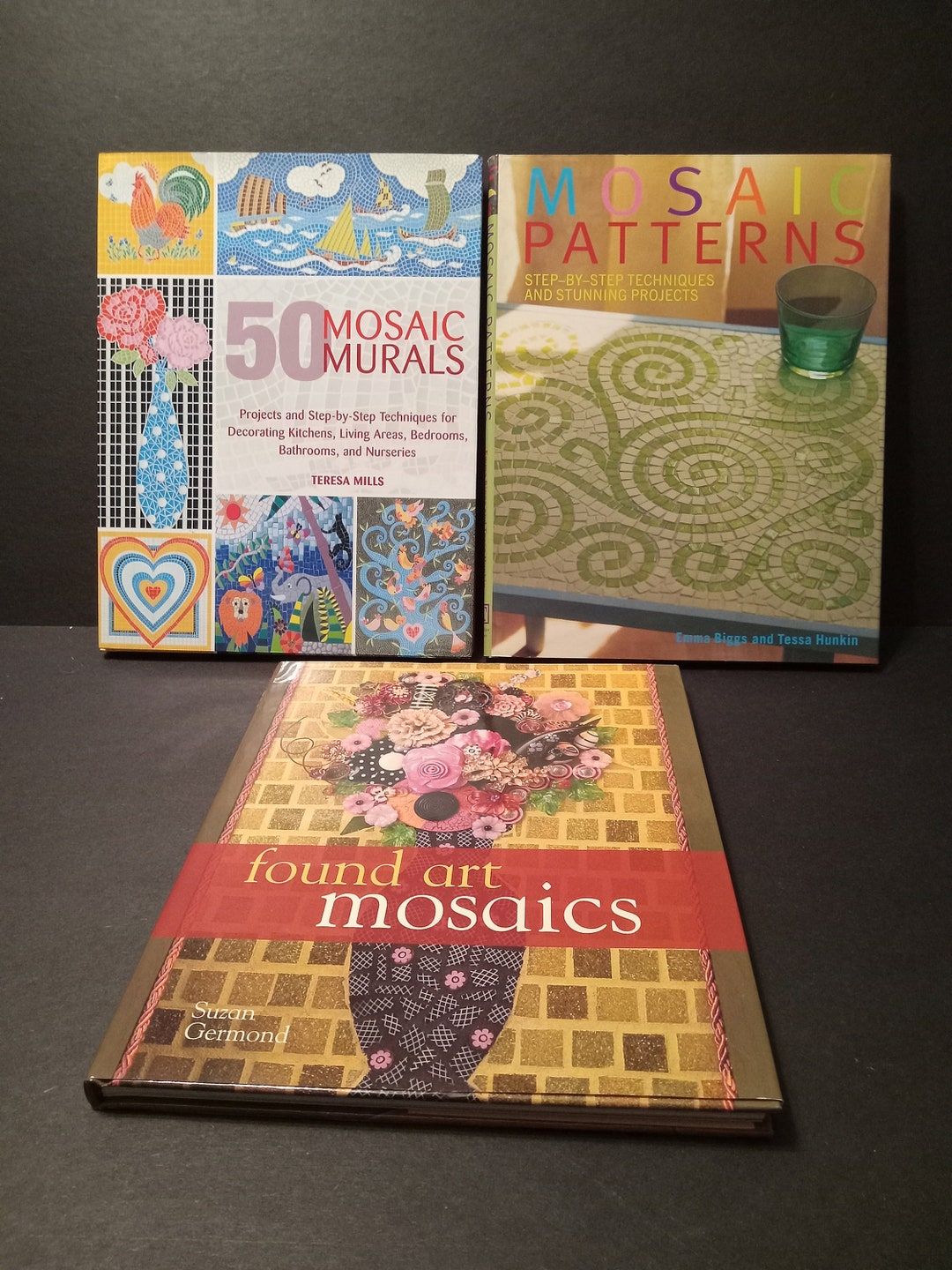 3 Hardcover Mosaic Crafting Reference Books - Like New - (NBPE#2576E ...