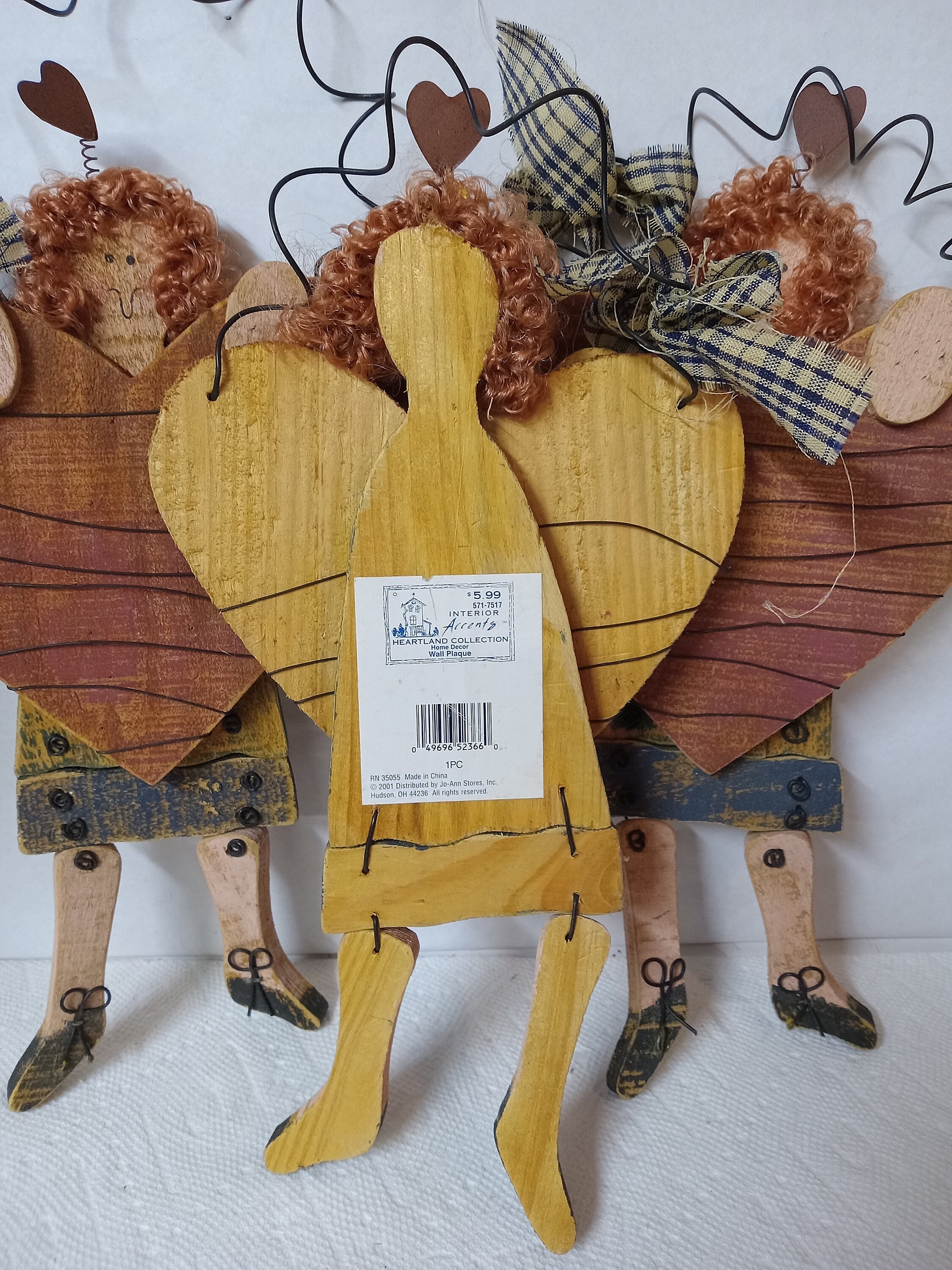 3 Country Wooden Figures - New - (NBPE#1615) - Etsy