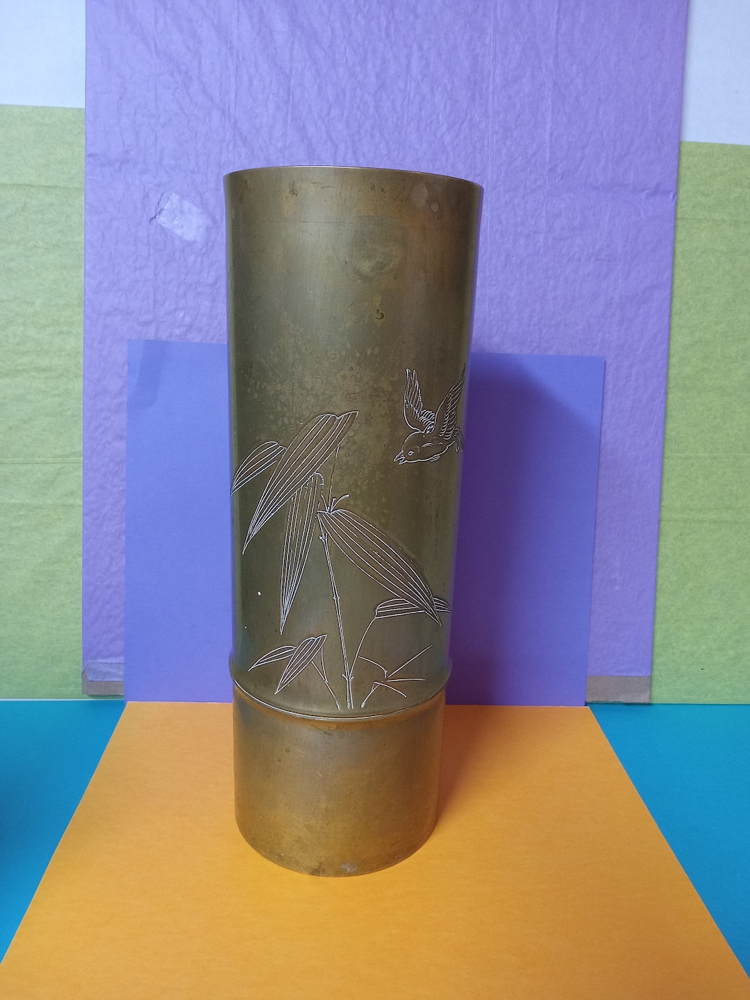 Ammo Shell Art - Vase - Shell Casing - Vintage - (NBPE#1431) - Etsy