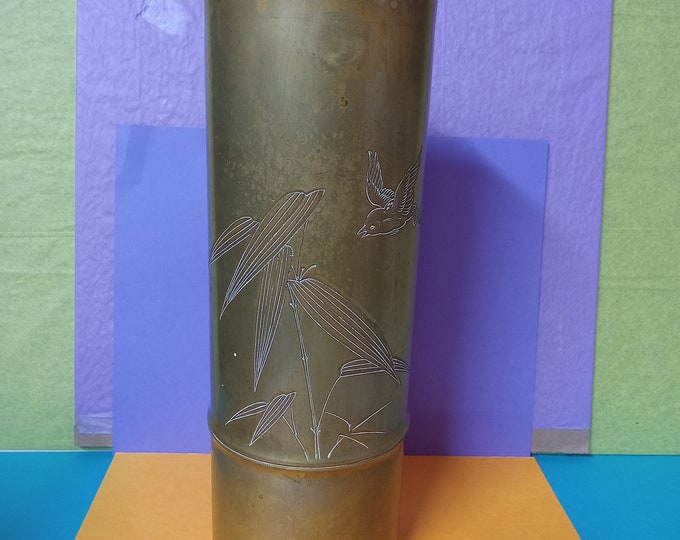 Ammo Shell Art - Vase - Shell Casing - Vintage - (NBPE#1431) - Etsy