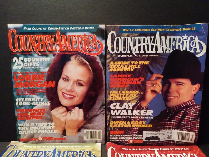 4 - 1995 Country America Magazines - (NBPE#2609E) - Etsy