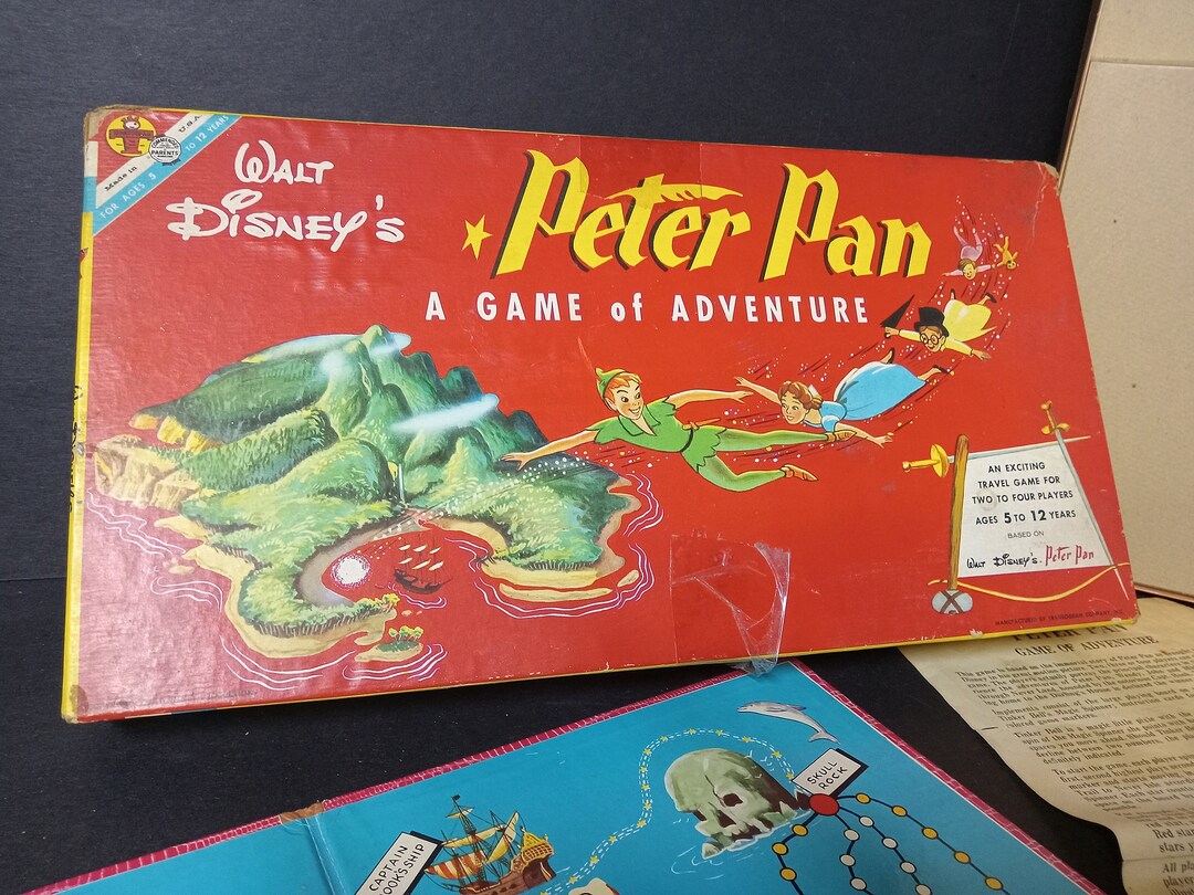 1953 Walt Disney's Peter Pan Game of Adventure NBPE2430 - Etsy