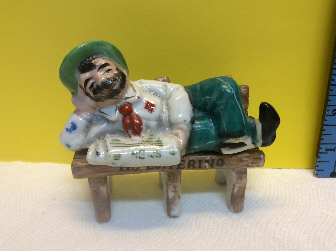 Bum on Bench "no Loitering" - Vintage - as is - (NBPE#612) - Etsy