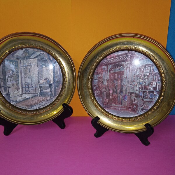 Round Brass Frame - Etsy