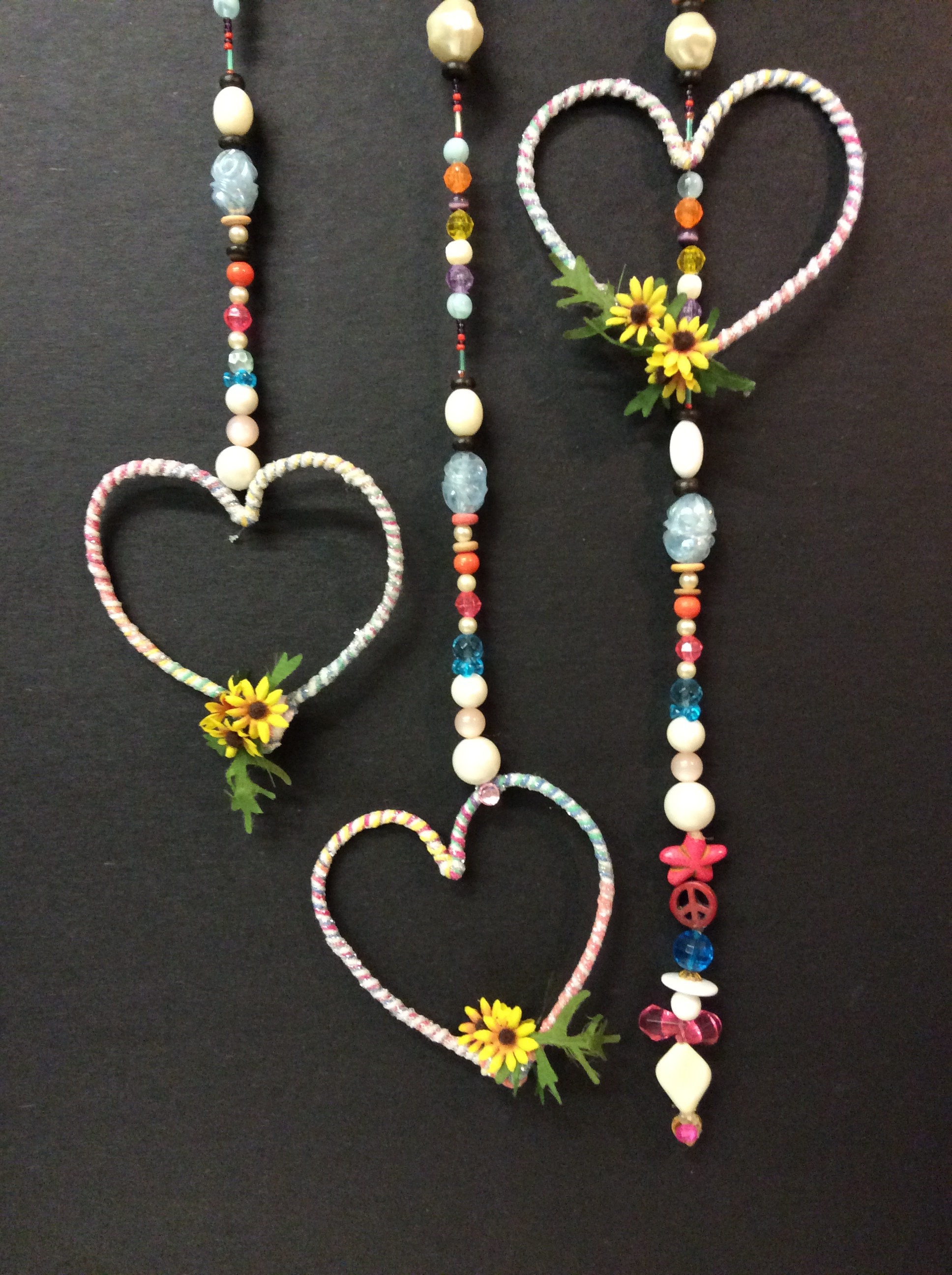 Handmade Hanging Hearts Wall Ceiling Inside Outside | Etsy