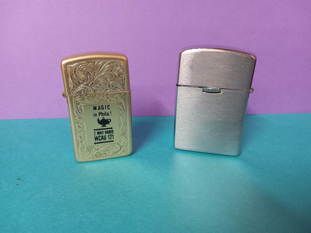 2 Vintage Collectible Flint Lighters - (NBPE#2539E) - Etsy