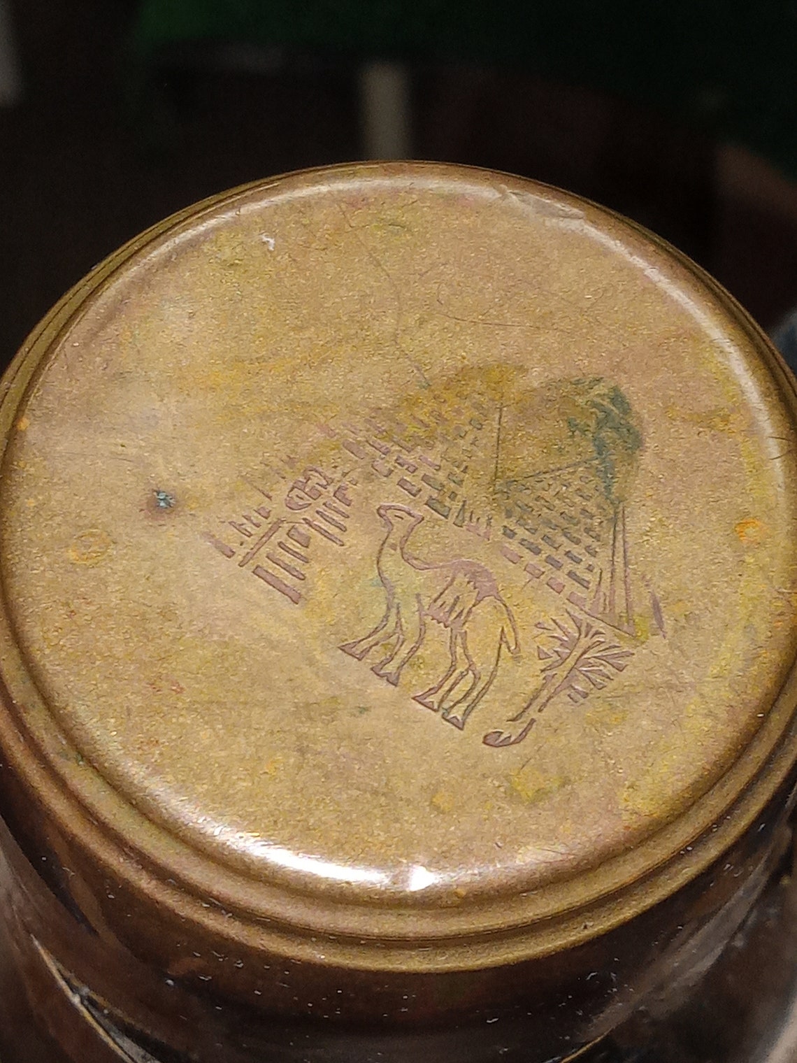 Vintage Middle Eastern Camel Saddle/foot Stool - Leather, Wood ...