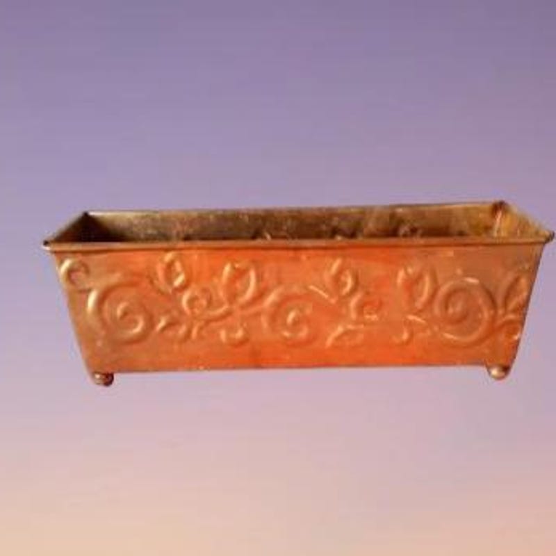 Rectangular Planters Gold - Etsy