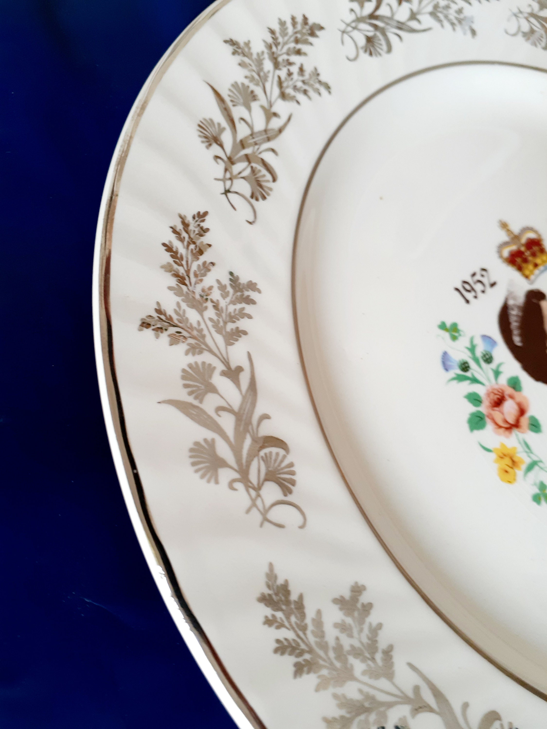 Queen Elizabeth II & Prince Philip Plate Silver Jubilee 1952 - 1977 - Etsy