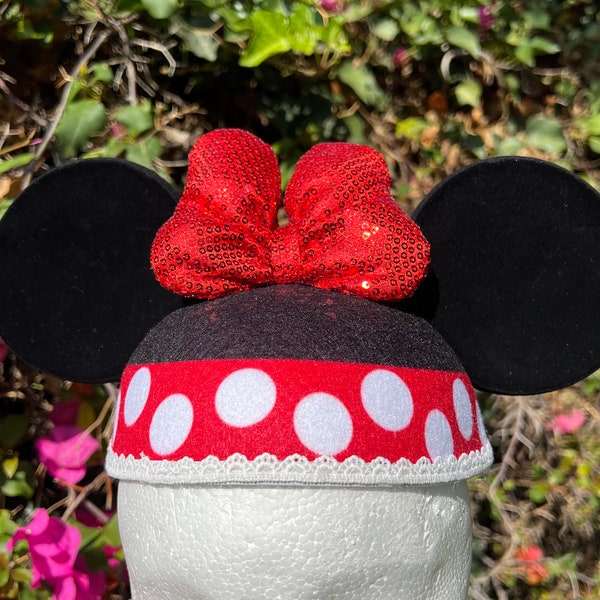 Minnie Mouse Hat - Etsy