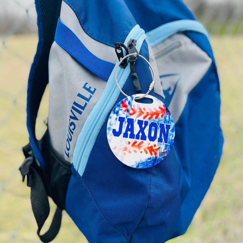 Baseball Bag Tag - Etsy