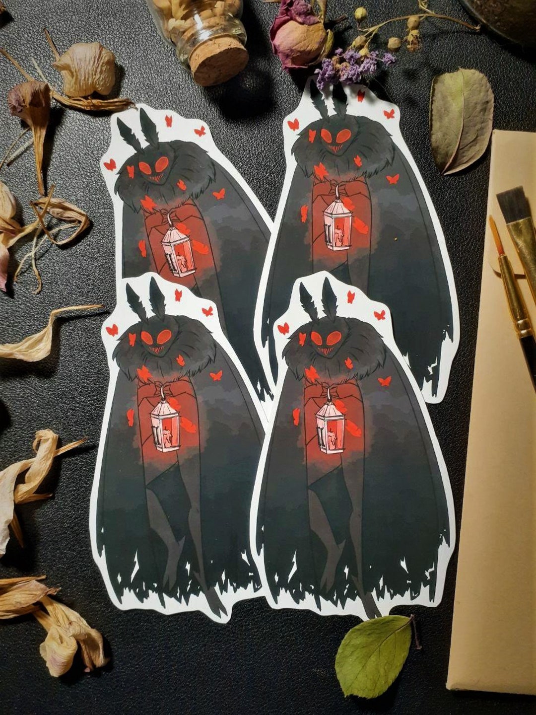 Mothman 'bröthers of the Lamp' 4.5" Sticker - Etsy