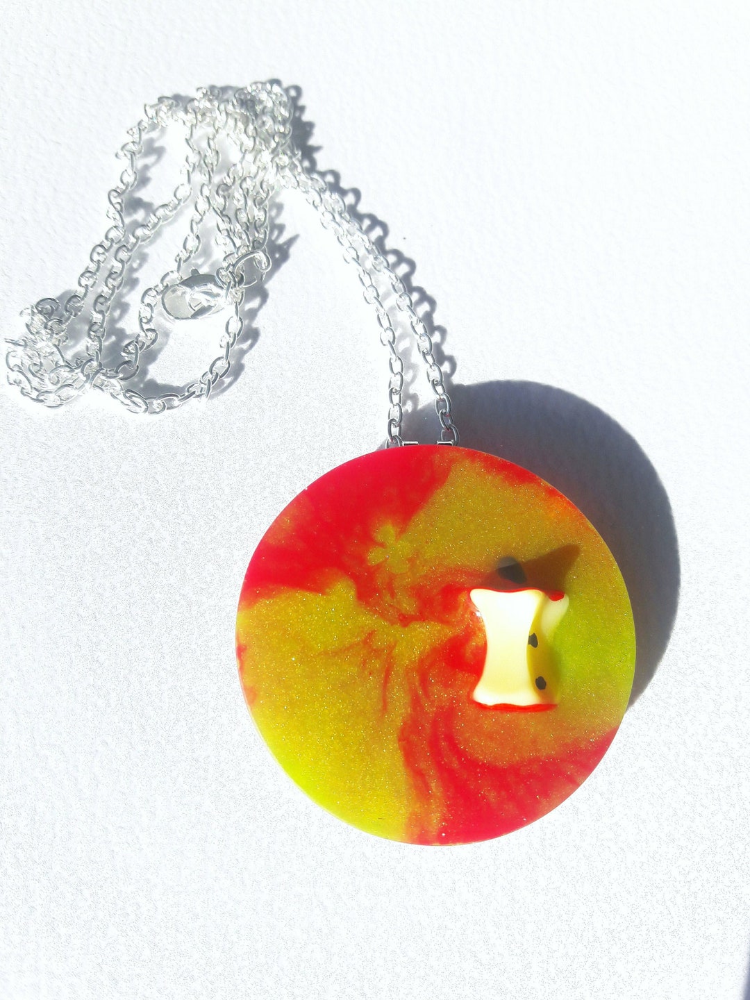 Apple Core Necklace - Poison Apple Inspired - Etsy