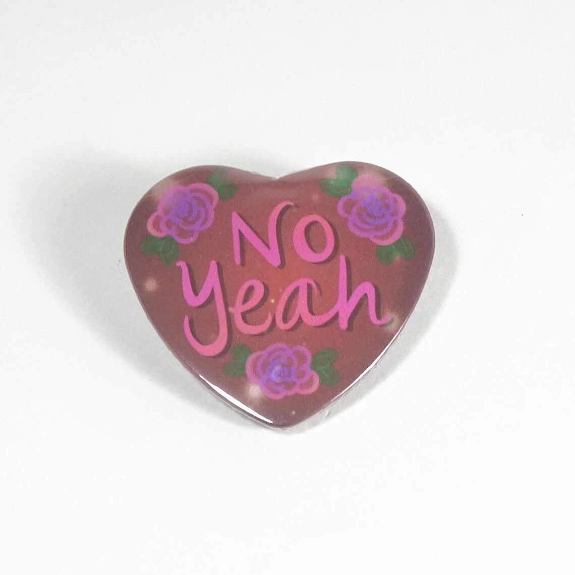 Kawaii Heart Button 2 Inch Pin Back Heart Button Kawaii - Etsy