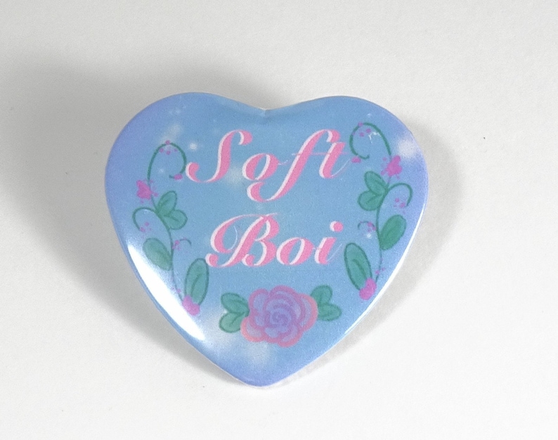 Kawaii Heart Button 2 Inch Pin Back Heart Button Kawaii - Etsy