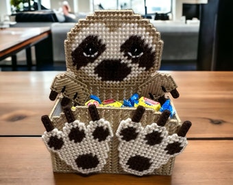Sloth Treat Holder-plastic Canvas Pattern-pdf Download - Etsy