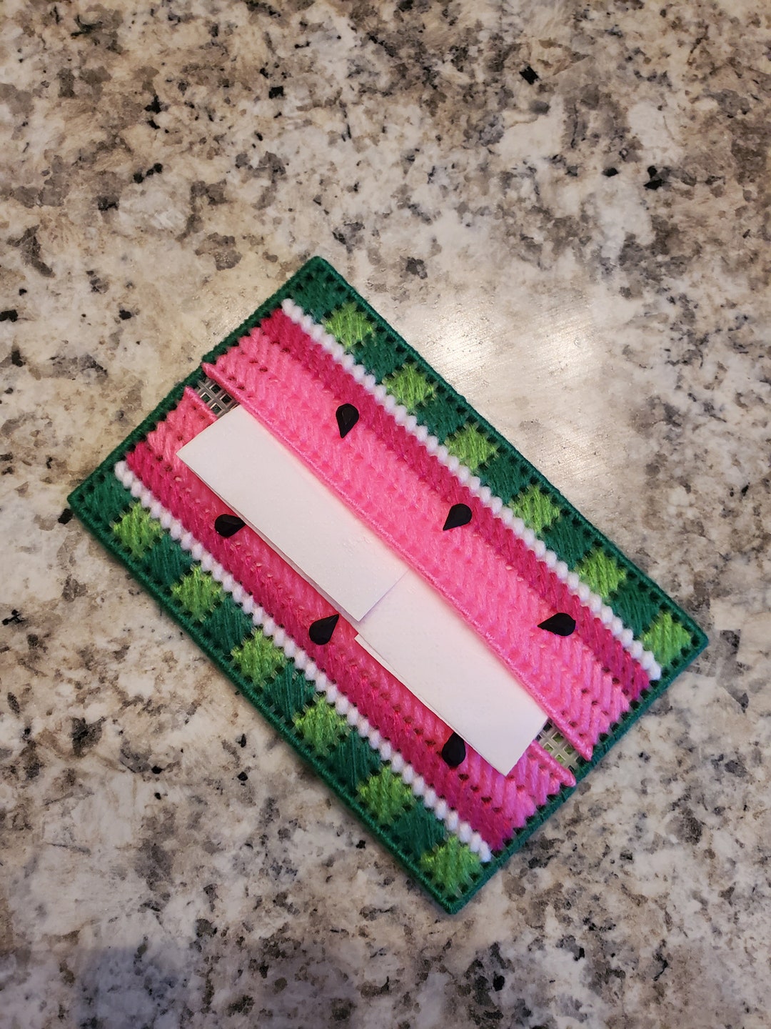 Plastic Canvas Mini Watermelon Tissue Cover - Etsy