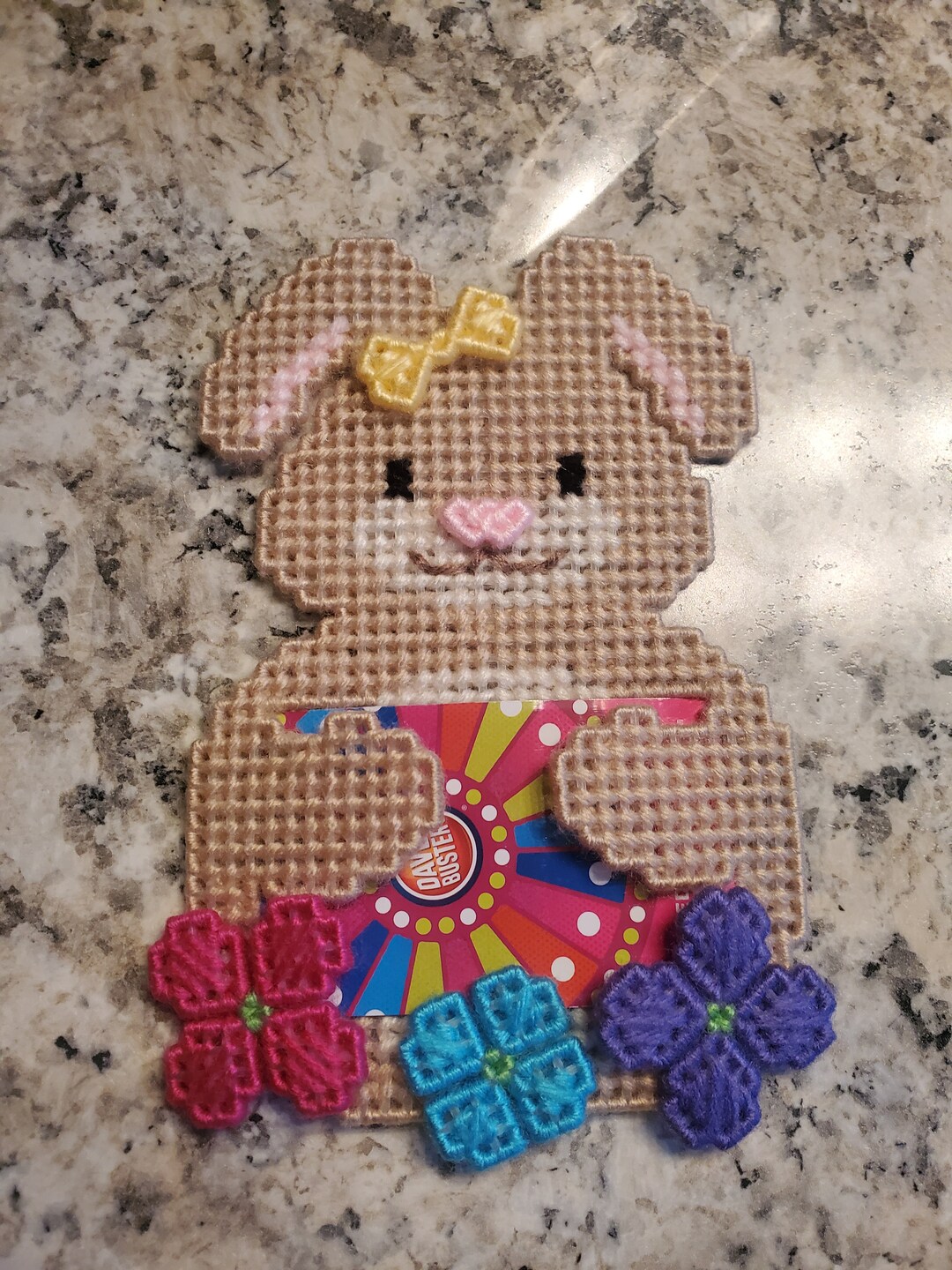 Plastic Canvas Hoppy Easter Gift Card Holder - Etsy