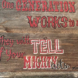 One Generation Will Commend God's Works, Mighty Acts to Another Faith ...